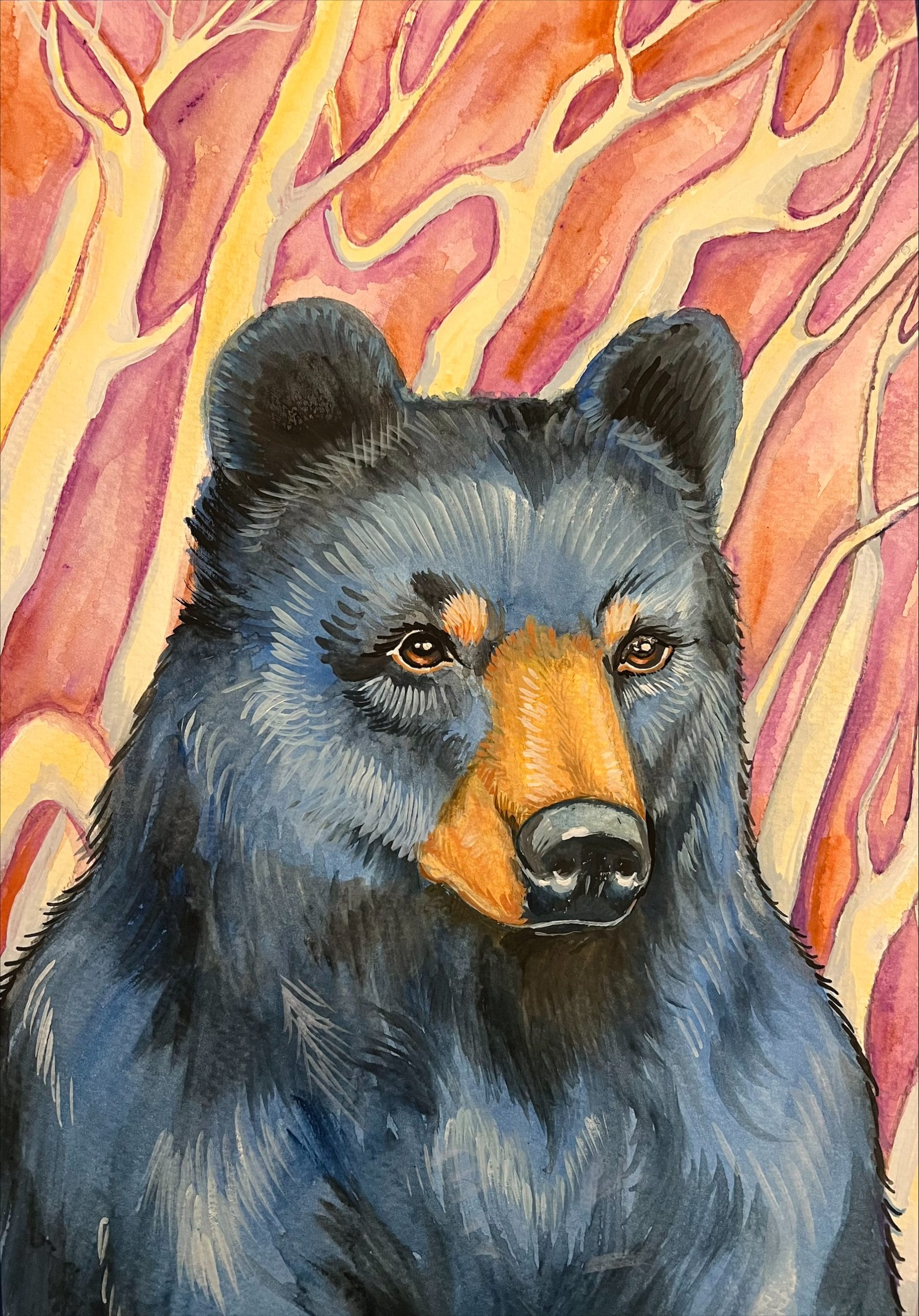 Watercolor of the Seasons: Bears! - Waterville Creates