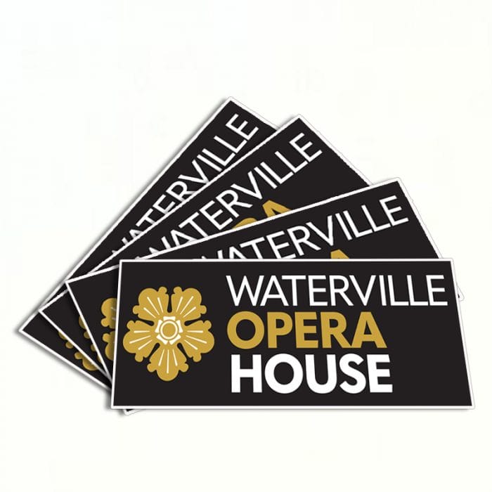 Opera House Vinyl Sticker - Waterville Creates