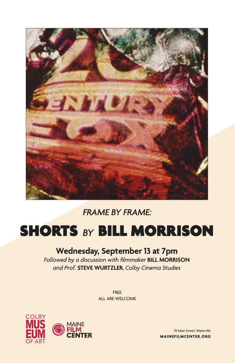 Frame by Frame: Shorts by Bill Morrison - Waterville Creates