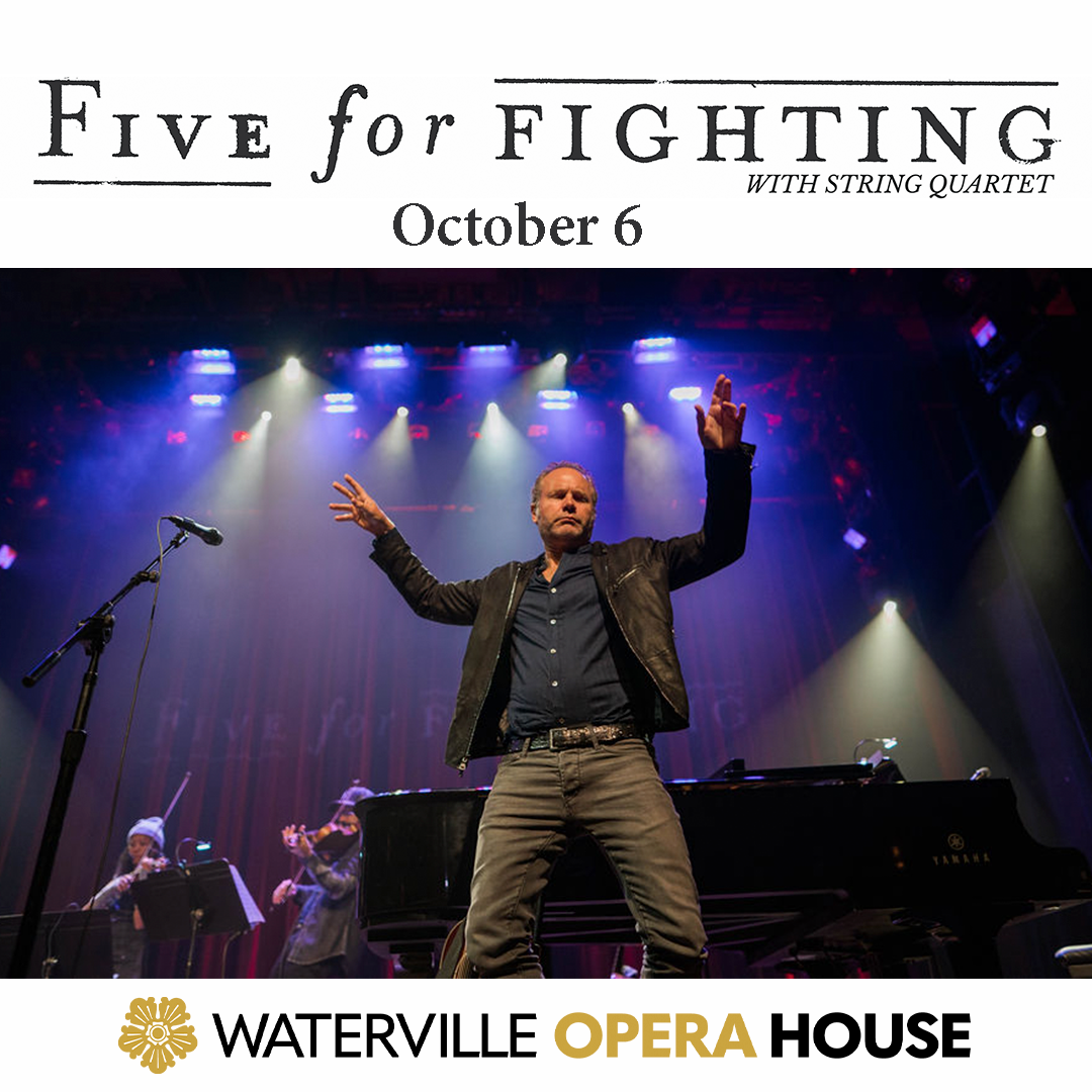 Five for Fighting with String Quartet - Waterville Creates